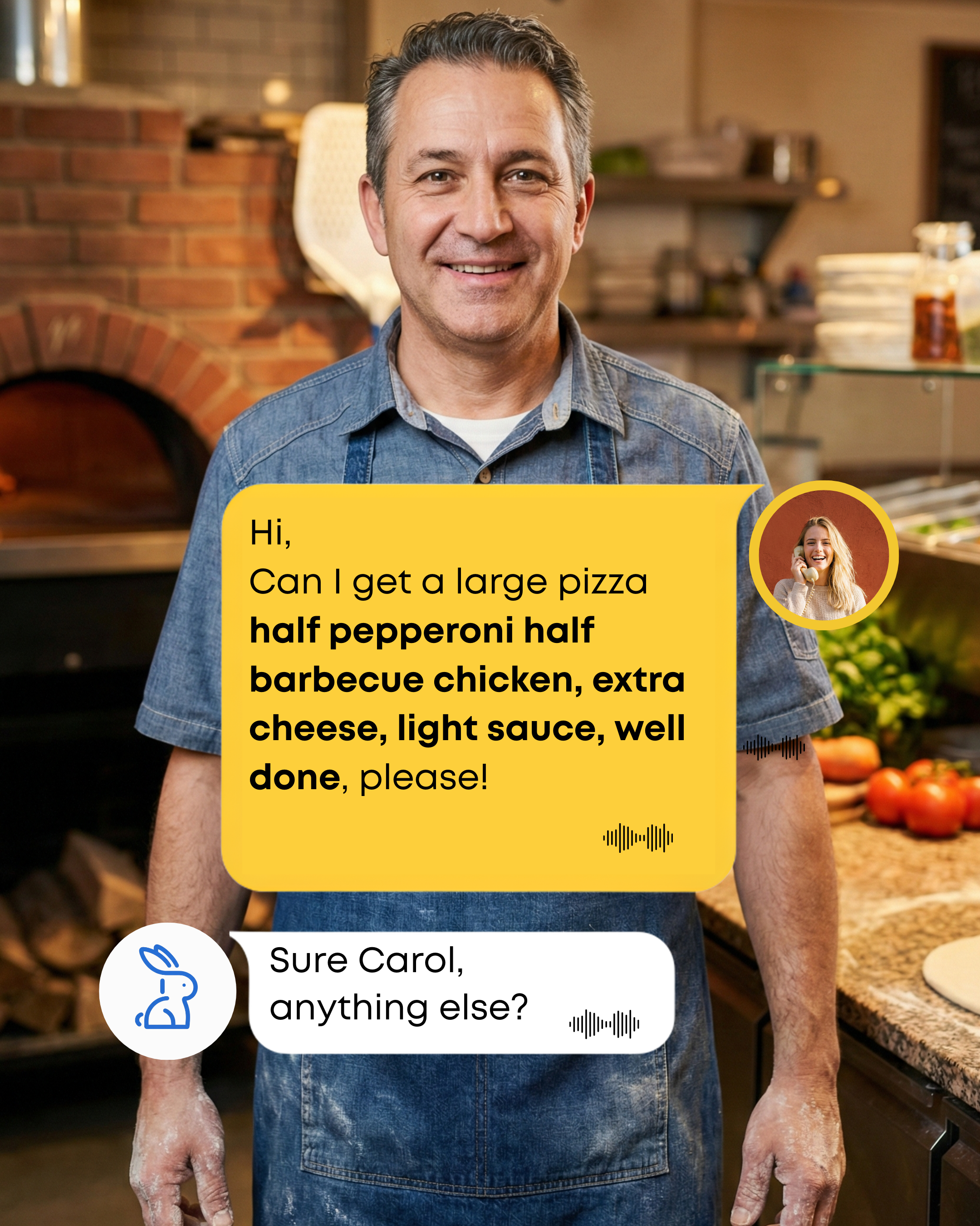 AI Phone Agent for Restaurants | Online Ordering | AI Bunny