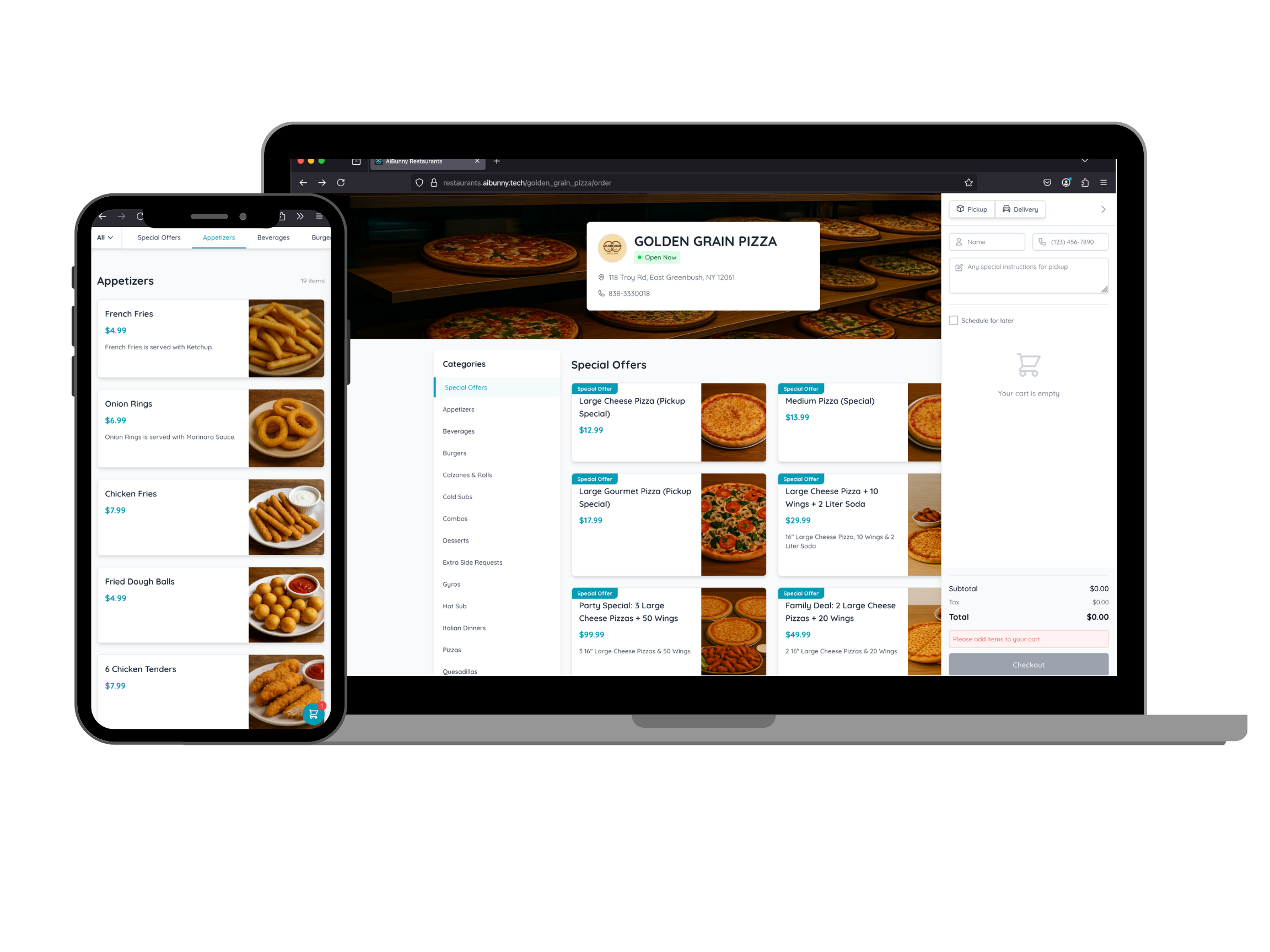 AI Phone Assistant for Restaurants | 24/7 Voice Agent | AI Bunny